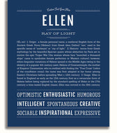 Ellen | Name Art Print – Name Stories