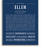 Ellen | Name Art Print – Name Stories