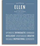 Ellen | Name Art Print – Name Stories