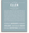 Ellen | Name Art Print – Name Stories