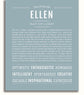 Ellen | Name Art Print – Name Stories