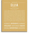 Ellia | Name Art Print – Name Stories