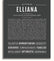 Elliana | Name Art Print – Name Stories