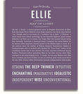 Ellie | Name Art Print – Name Stories