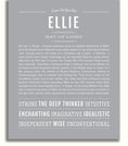 Ellie | Name Art Print – Name Stories