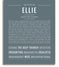 Ellie | Name Art Print – Name Stories