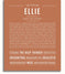 Ellie | Name Art Print – Name Stories