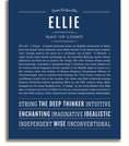 Ellie | Name Art Print – Name Stories