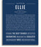 Ellie | Name Art Print – Name Stories