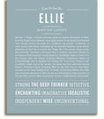 Ellie | Name Art Print – Name Stories