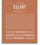 Elliot (female) | Name Art Print – Name Stories