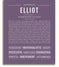 Elliot (male) | Name Art Print – Name Stories