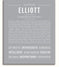Elliott (female) | Name Art Print – Name Stories