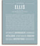 Ellis (male) | Name Art Print – Name Stories