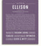 Ellison (female) | Name Art Print – Name Stories