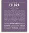 Ellora Personalized Name Meaning Art Prints – Name Stories