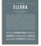 Ellora | Name Art Print – Name Stories