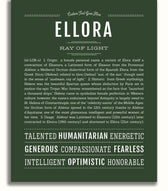 Ellora | Name Art Print – Name Stories