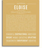 Eloise Personalized Name Meaning Art Prints – Name Stories