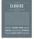Elouise | Name Art Print – Name Stories