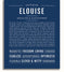 Elouise Personalized Name Meaning Art Prints – Name Stories