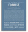 Elouise | Name Art Print – Name Stories