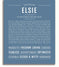Elsie | Name Art Print – Name Stories