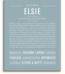 Elsie | Name Art Print – Name Stories