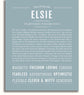 Elsie | Name Art Print – Name Stories
