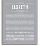 Elspeth | Name Art Print – Name Stories