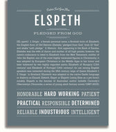 Elspeth | Name Art Print – Name Stories