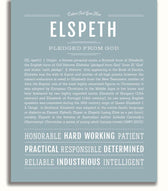 Elspeth | Name Art Print – Name Stories