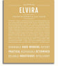 Elvira Personalized Name Meaning Art Prints – Name Stories