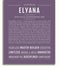 Elyana | Name Art Print – Name Stories