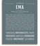 Ema | Name Art Print – Name Stories