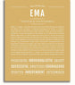 Ema | Name Art Print – Name Stories