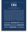Ema | Name Art Print – Name Stories