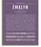 Emalyn | Name Art Print – Name Stories