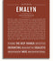 Emalyn | Name Art Print – Name Stories
