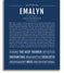 Emalyn | Name Art Print – Name Stories