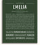 Emelia | Name Art Print – Name Stories