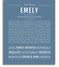 Emely | Name Art Print – Name Stories