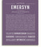 Emersyn | Name Art Print – Name Stories