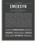 Emersyn | Name Art Print – Name Stories