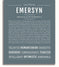 Emersyn | Name Art Print – Name Stories