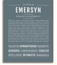 Emersyn | Name Art Print – Name Stories