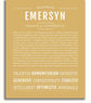 Emersyn | Name Art Print – Name Stories