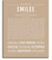 Emilee | Name Art Print – Name Stories