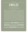 Emilee | Name Art Print – Name Stories