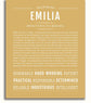 Emilia | Name Art Print – Name Stories